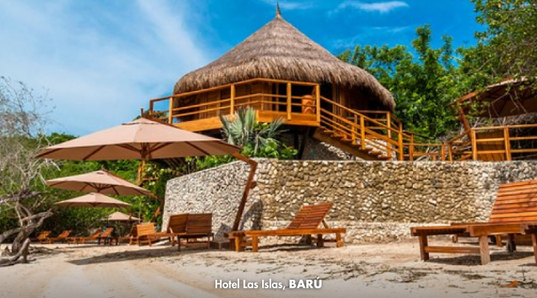 Vive el Caribe Colombiano en Barú en Hotel Las Islas