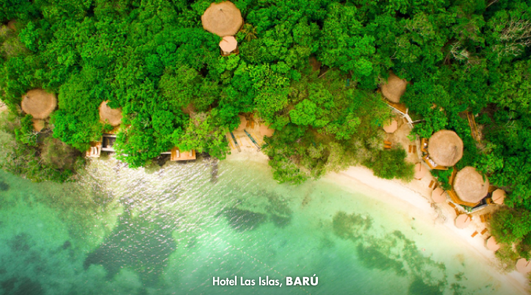 Vive el Caribe Colombiano en Barú en Hotel Las Islas
